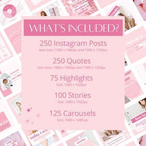 800 Pink Instagram Templates - Instagram Templates Coach - Instagram ...