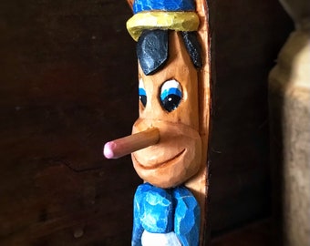 Wood Pinocchio - Etsy