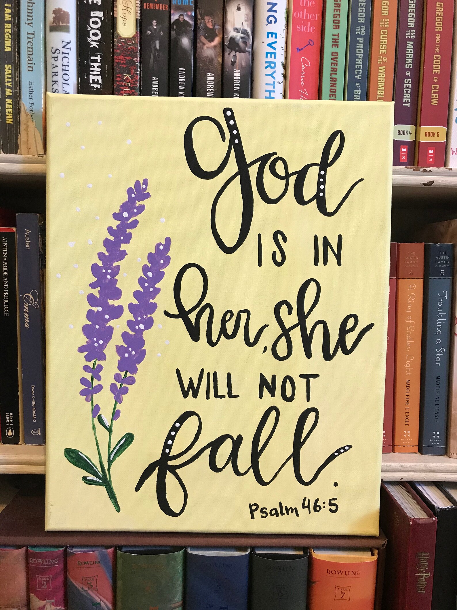 Psalm 46:5 God is in Her, She Will Not Fall. - Etsy