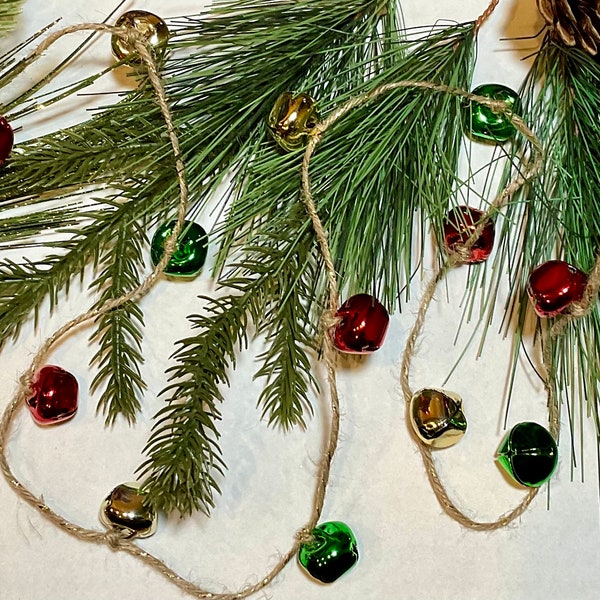 Jingle Bell Garland - Etsy