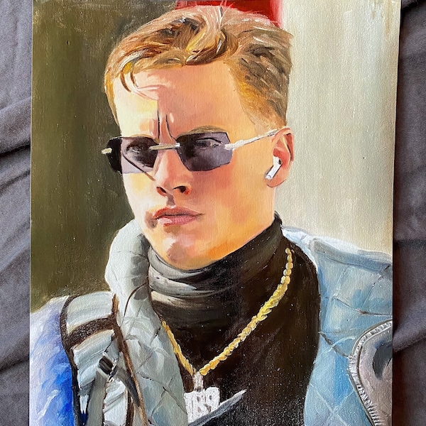 Joe Burrow Painting - Etsy