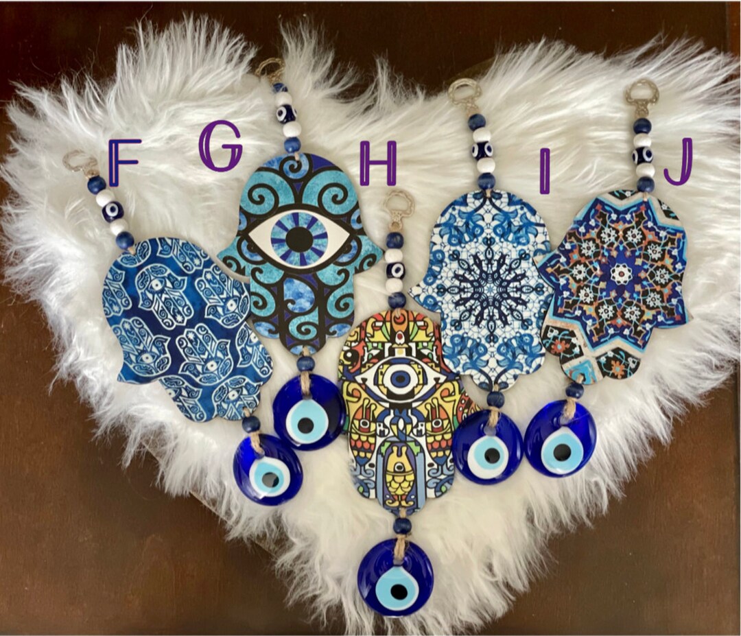 EVIL EYE Hanger/glass Hanger/turkish Style Wall Décor - Etsy