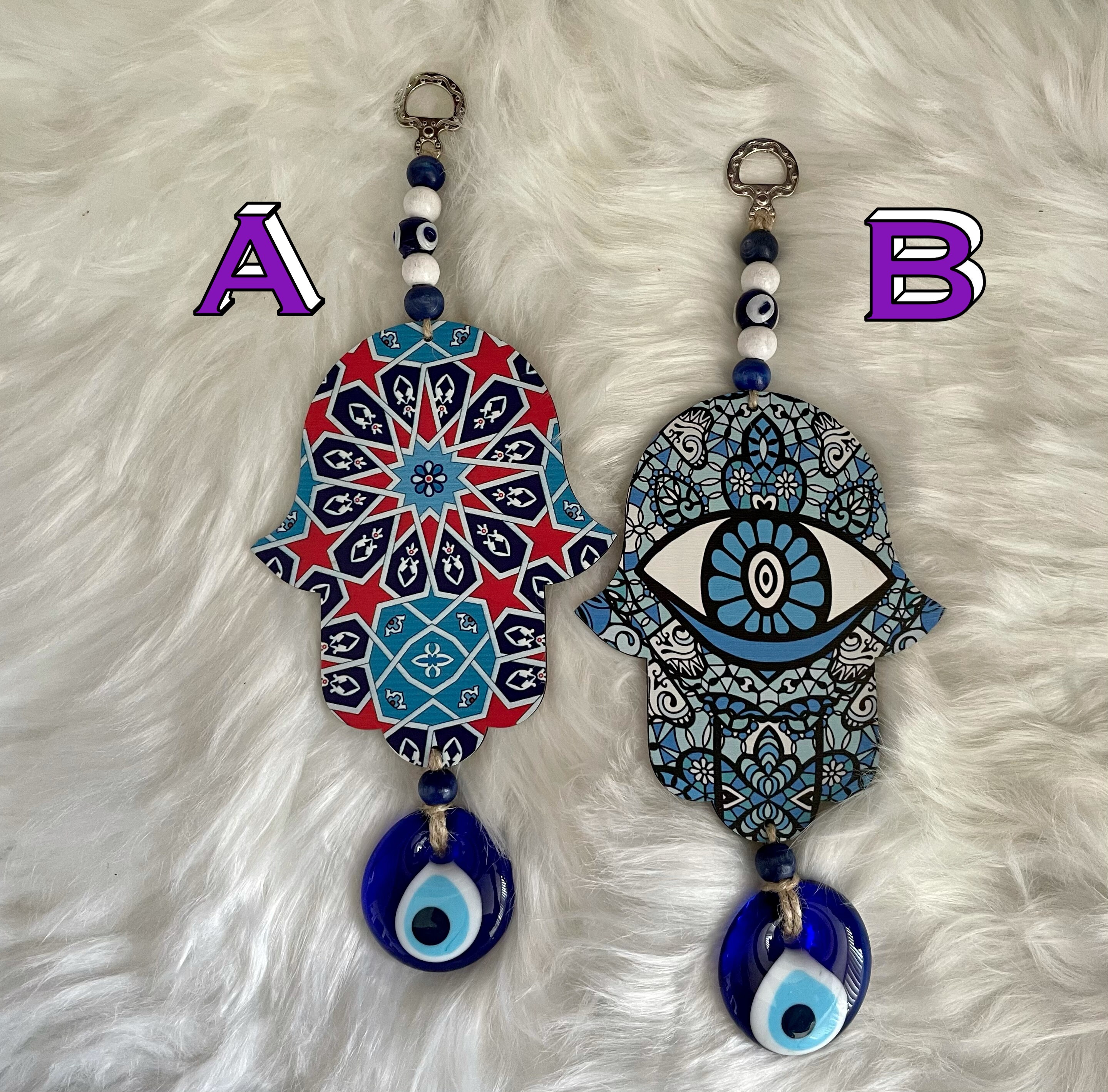 EVIL EYE Hanger/glass Hanger/turkish Style Wall Décor | Etsy