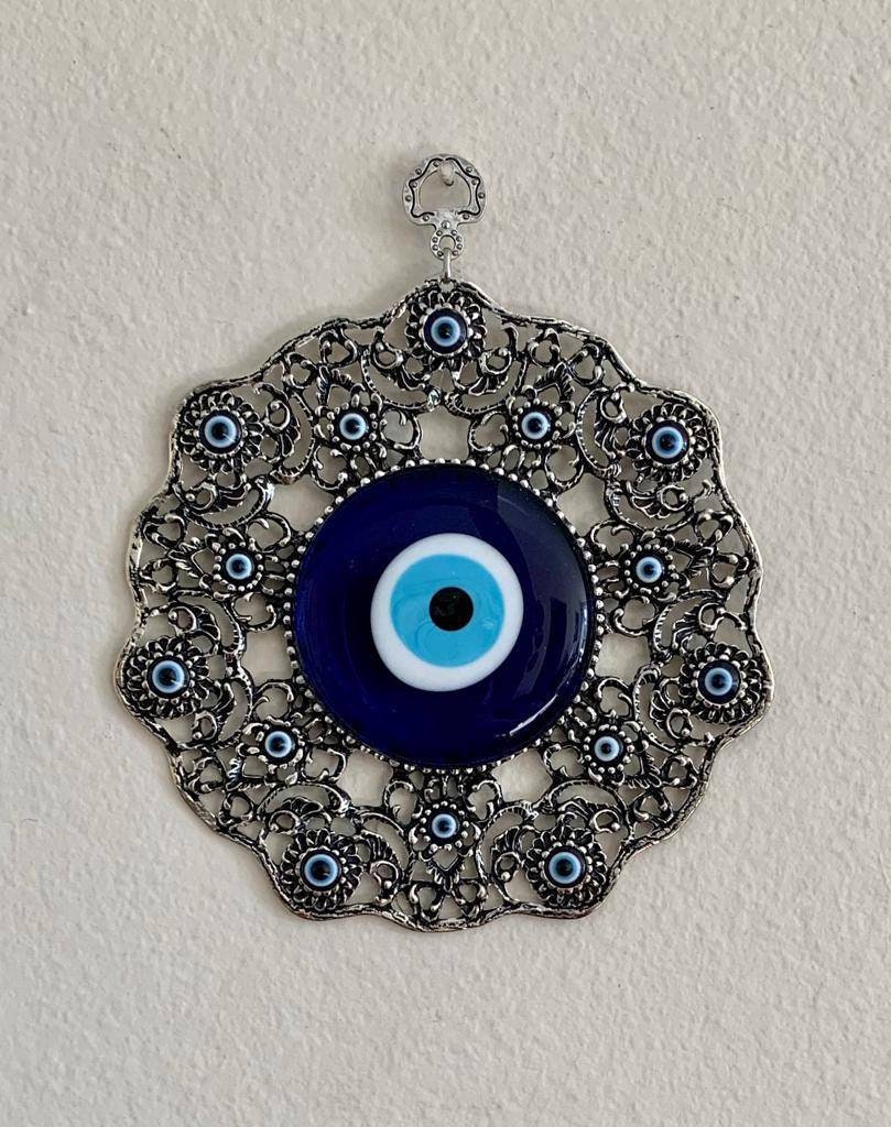 EVIL EYE Hanger/glass Hanger/turkish Style Wall Décor | Etsy