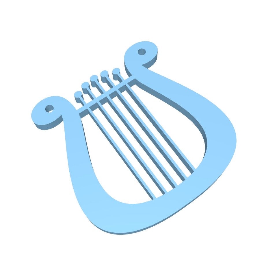 Apollos Lyre File for 3D Printer, 3d Printing, 3d Model for Printing - Etsy