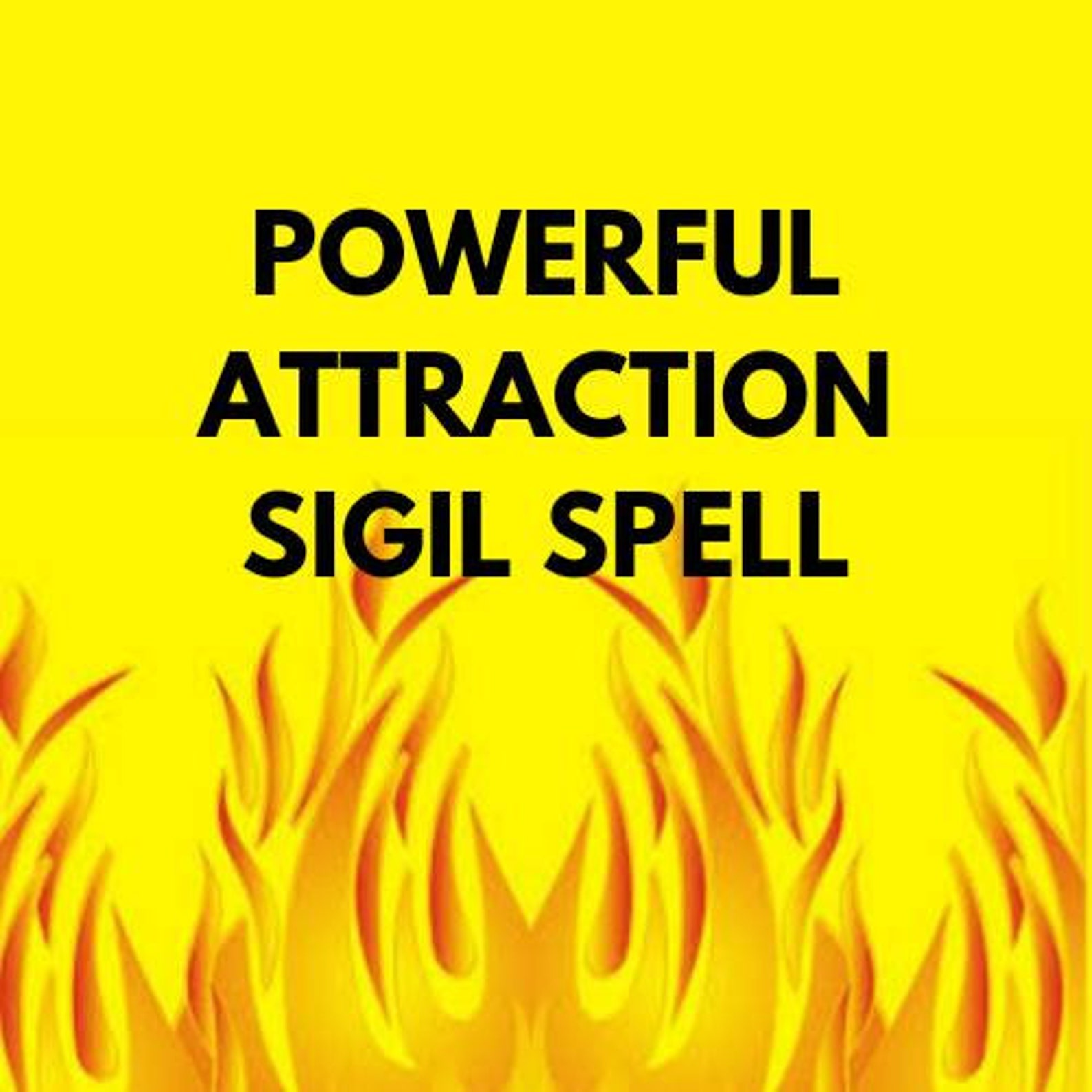 Powerful Attraction Sigil Spell Art DIY Svg Png Ai | Etsy