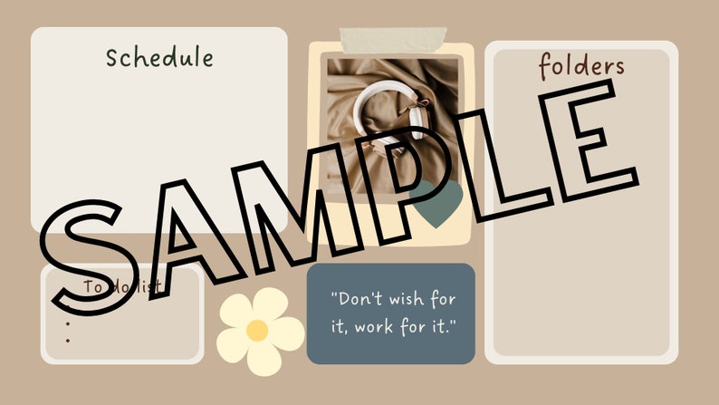 Aesthetic Desktop Wallpaper, Perfect for Organization, Good for School ...