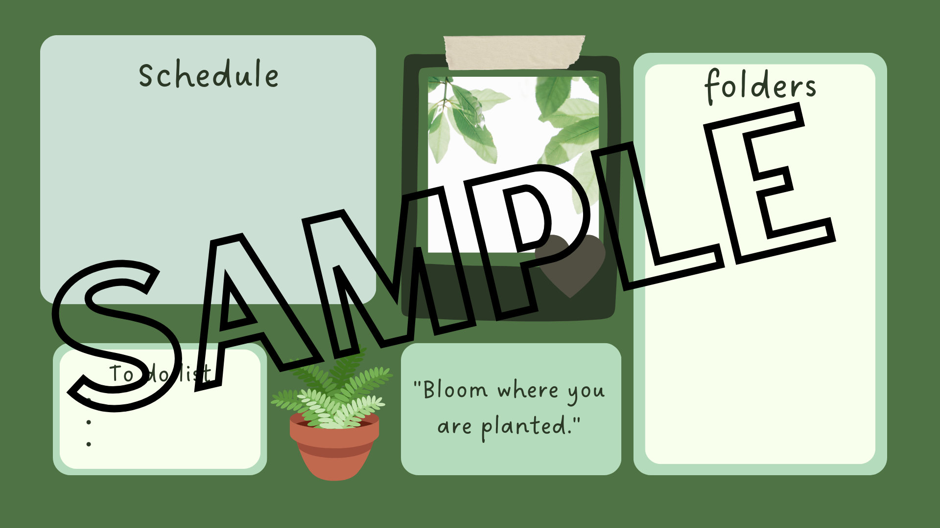 Aesthetic Desktop Wallpaper, Perfect for Organization, Good for School ...