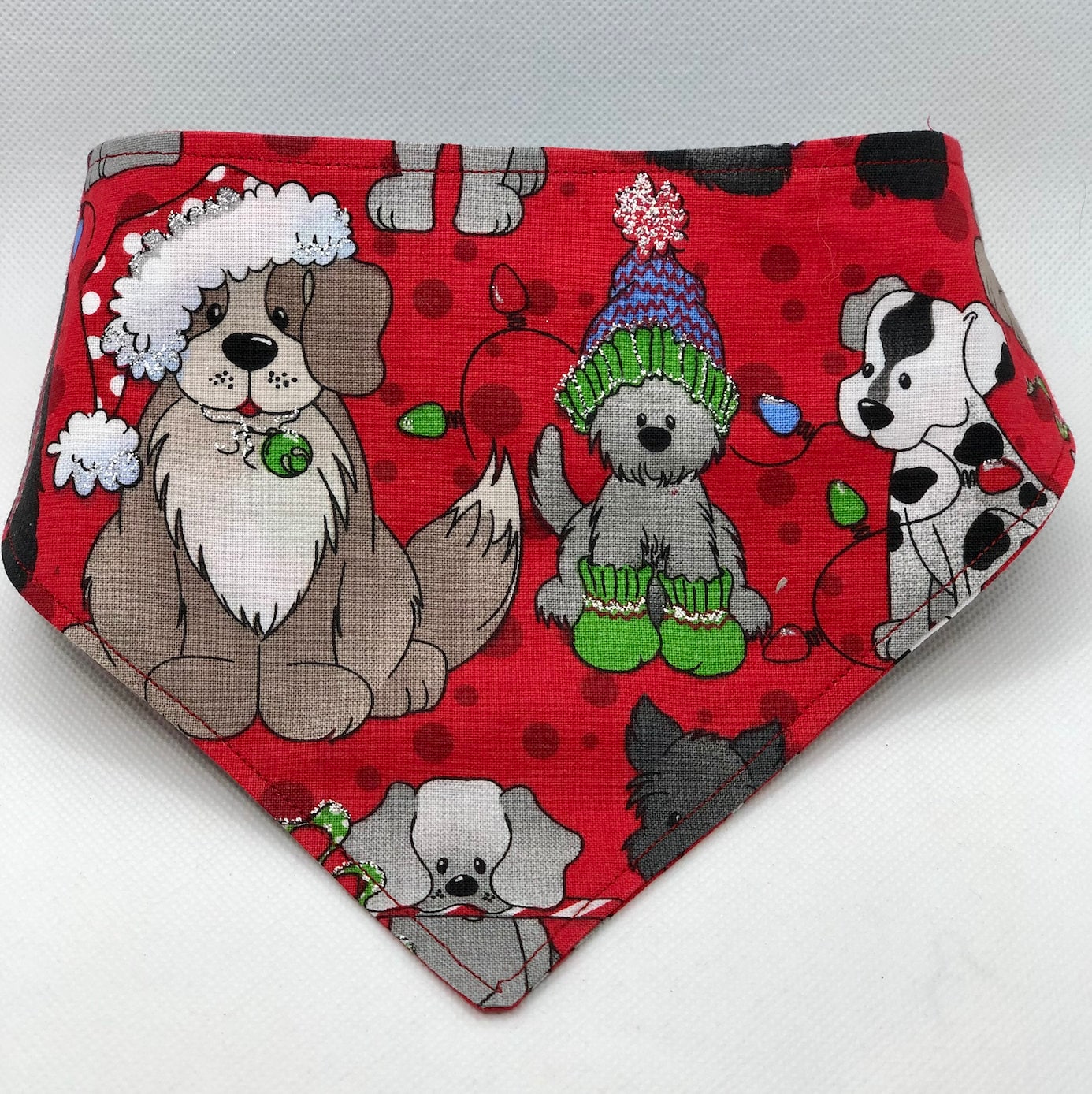 Holiday Puppies Snap-On Dog Bandana | Etsy