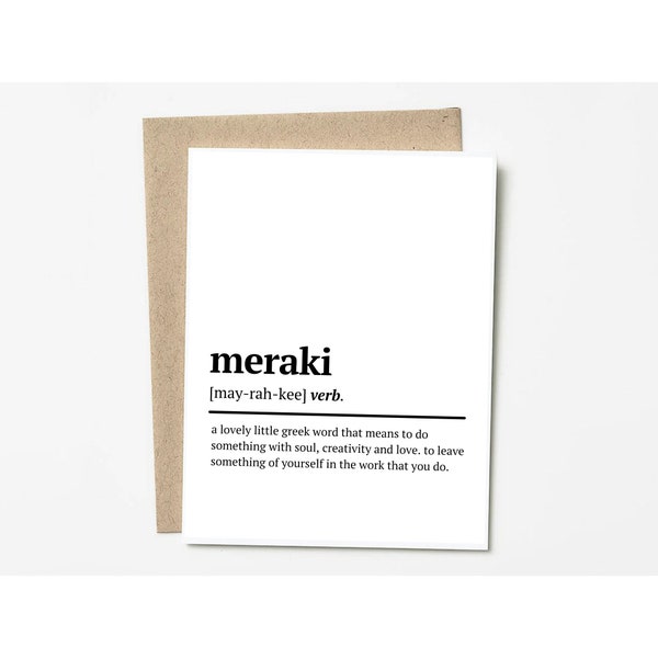 Meraki - Etsy