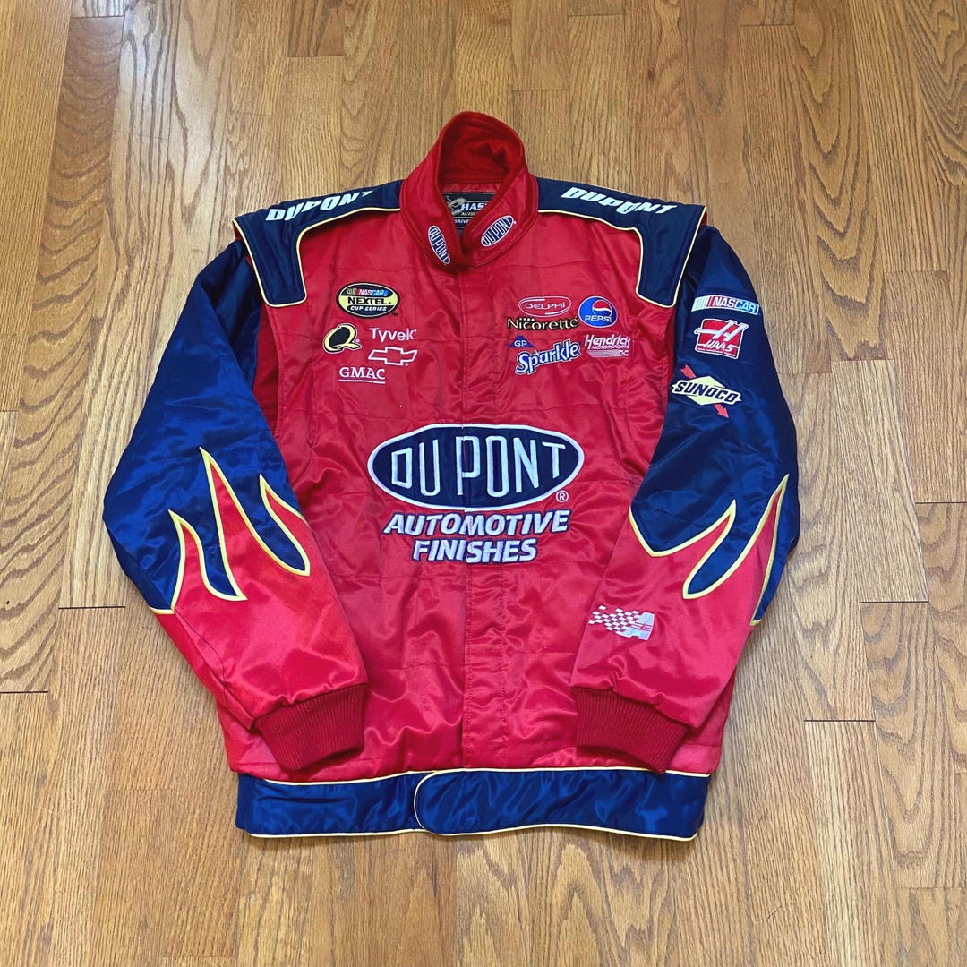 NASCAR Jeff Gordon Dupont Racing Jacket Size XL - Etsy