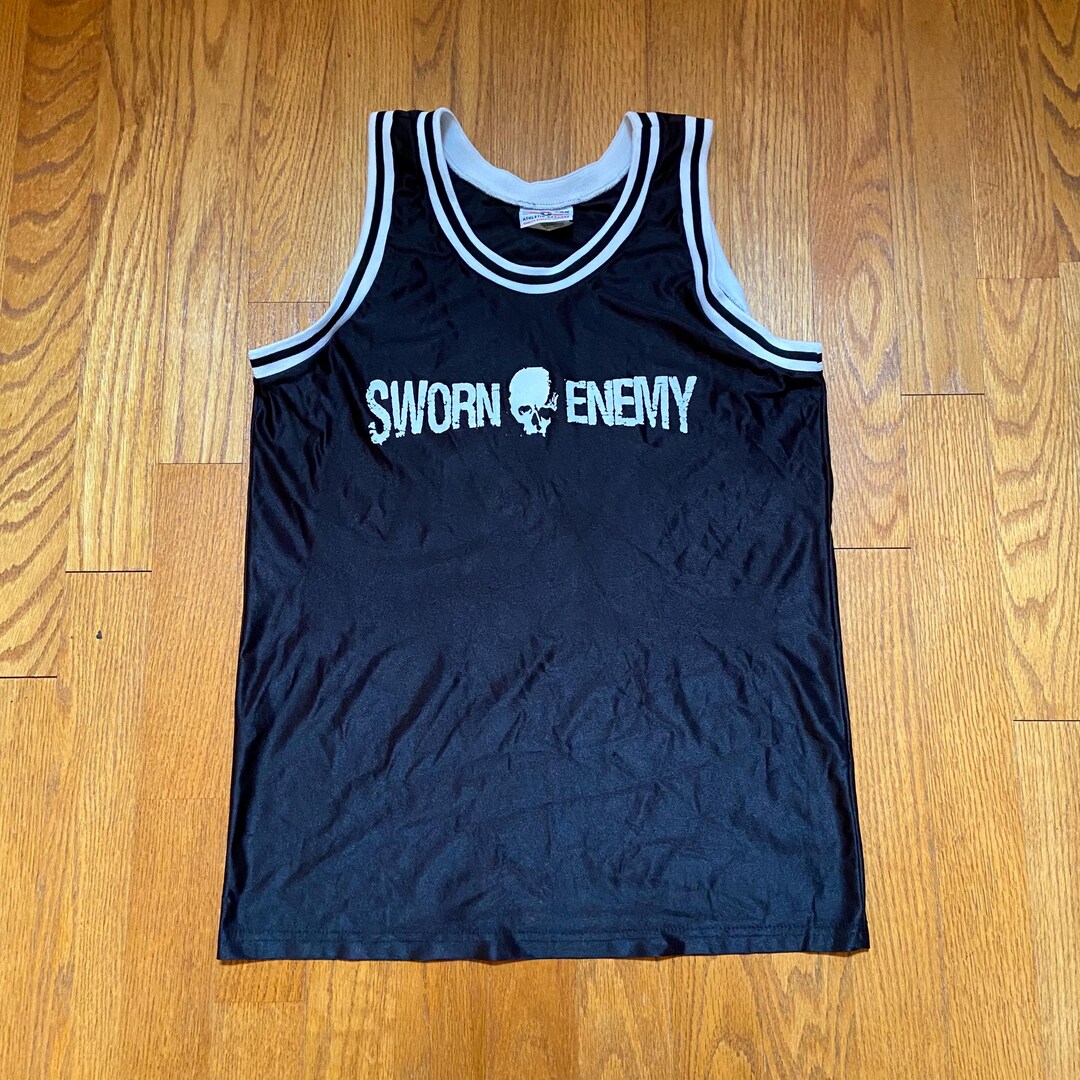 Vintage Sworn Enemy Enemy Black Basketball Jersey Size L (42-44) - Etsy