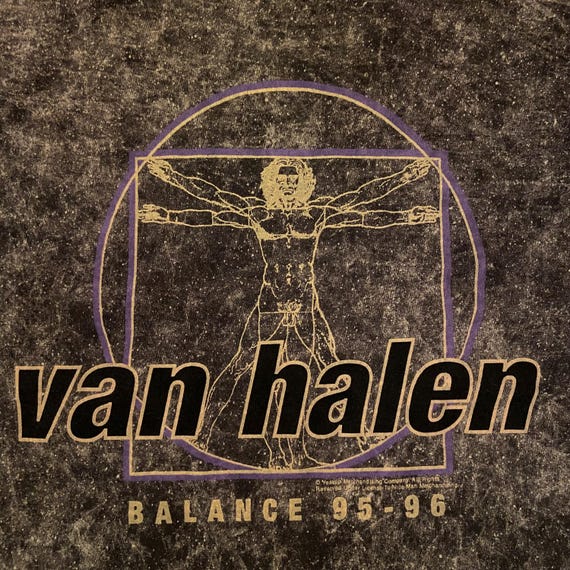 Vintage90s RARE Van Halen Balance Tour 1995 1997 Acid… - Gem