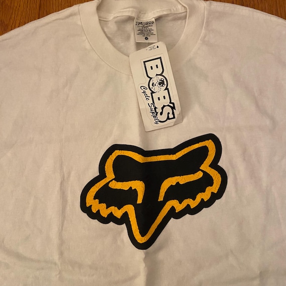 Vintage Y2K Fox Racing Logo Original Logo Promo tee s… - Gem