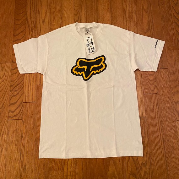 Vintage Y2K Fox Racing Logo Original Logo Promo tee s… - Gem