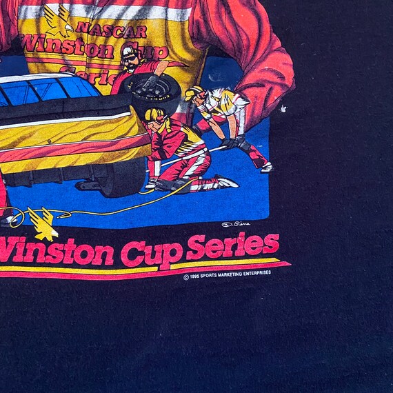 Vintage90s 1995 Lineup Winston Cup Series Racing tee … - Gem