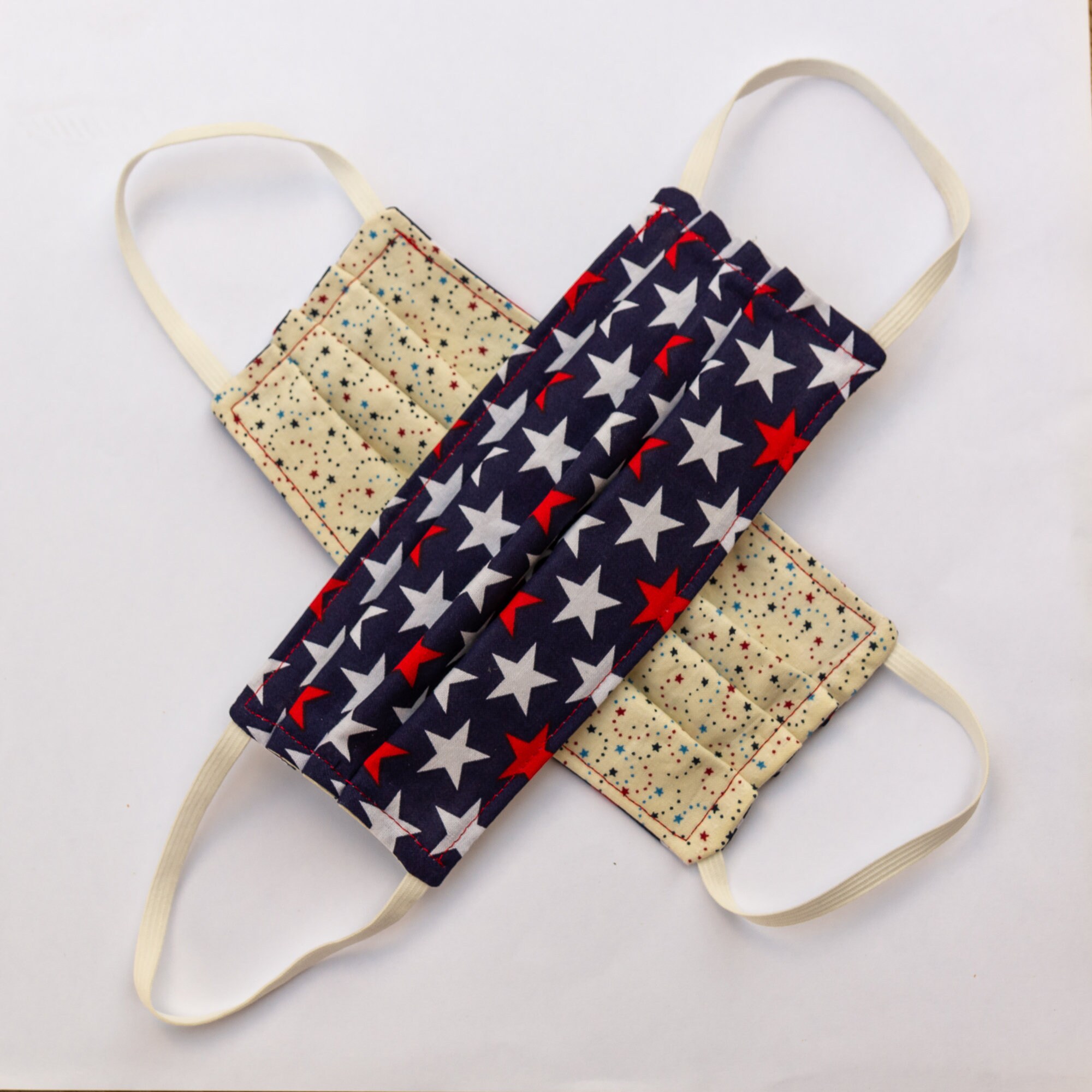 Star Fabric Face Mask, Star Cloth Face Covering - Etsy