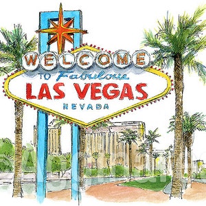 Las Vegas / Nevada / USA / Travel Fine Art Print From an Original ...