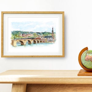 Heidelberg / Germany / Europe / Travel Fine Art Print From an Original ...