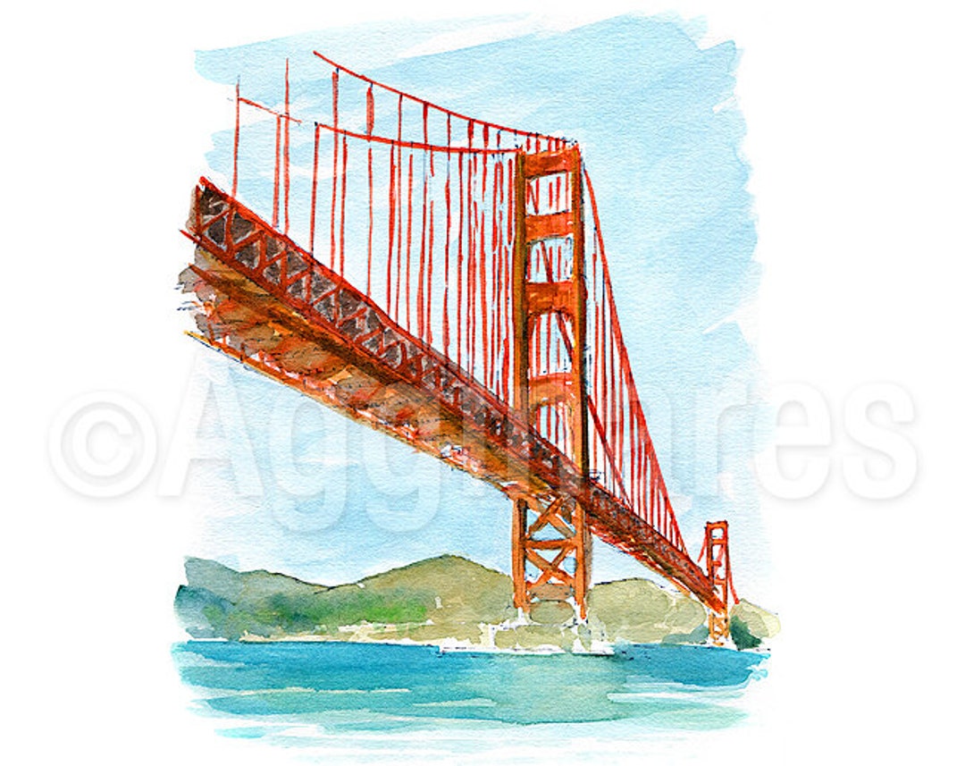 San Francisco / USA / Golden Gate Bridge / Travel Fine Art Print From ...