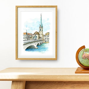 Zurich / Switzerland / Swiss / Europe / Travel Fine Art Print From an ...