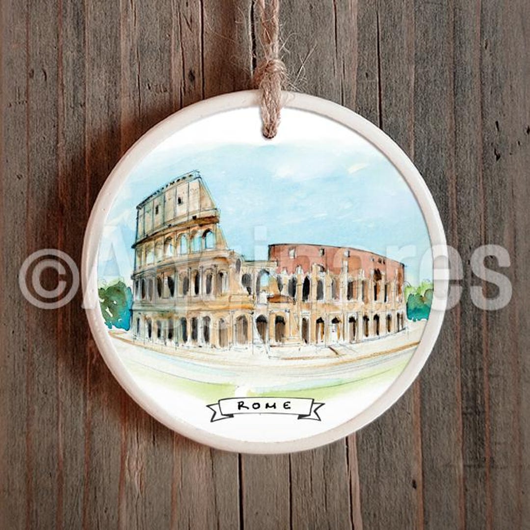 Rome / Colosseum / Italy / Europe / Travel Ornament / Wall Ornament ...