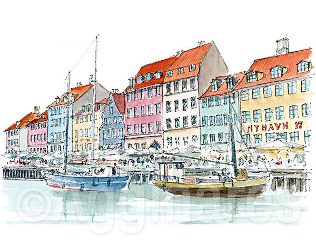 Copenhagen / Denmark / Europe / Nyhavn / Travel Fine Art Print From an ...