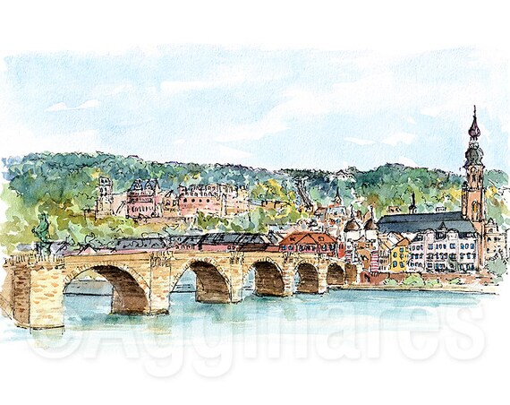 Heidelberg Germany / Europe / Travel Fine Art Print From an - Etsy