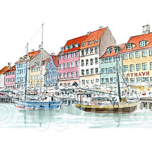 Copenhagen / Denmark / Europe / Nyhavn / Travel Fine Art Print From an ...