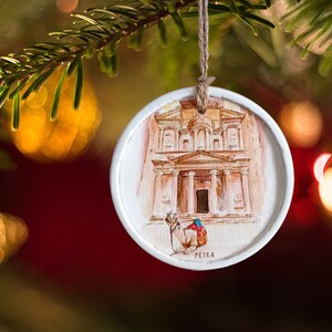 Petra / Jordan / Travel Ornament / Middle East / Wall Ornament ...