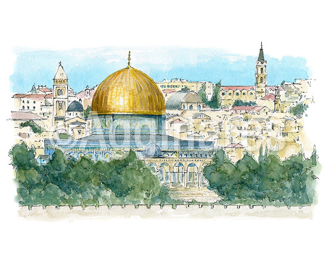 Jerusalem Israel / Middle East / Travel Fine Art Print From an | Etsy