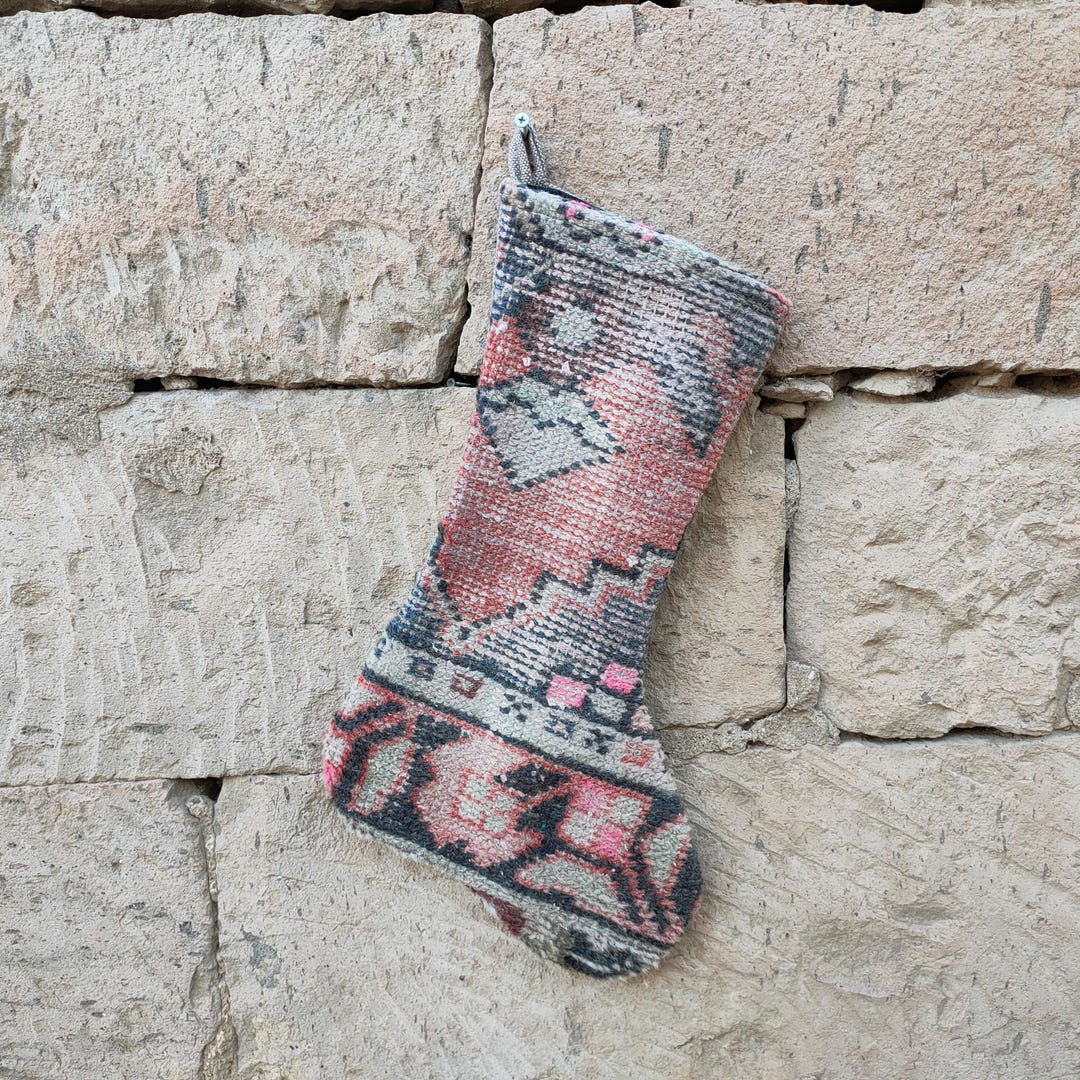 Handmade Stocking, Christmas Stocking, Kilim Stocking, Chimney Stocking ...