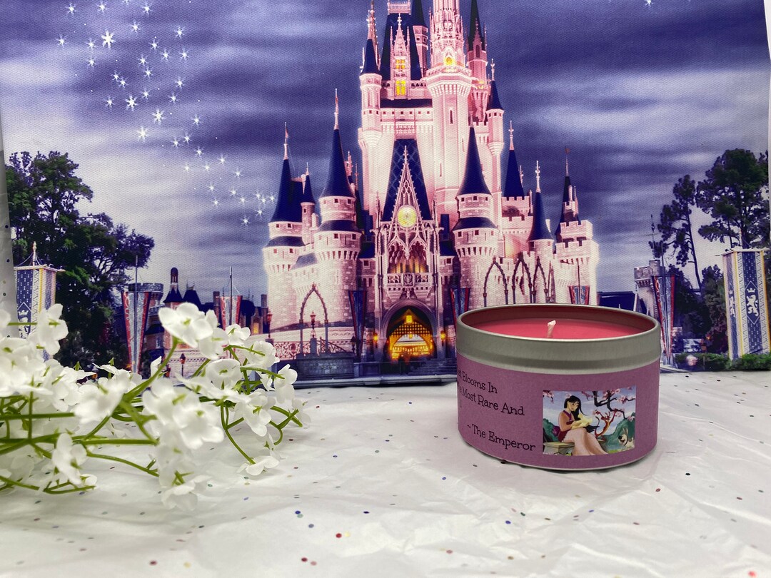 MULAN CANDLE Disney Scents Flower That Blooms in Adversity Japanese ...