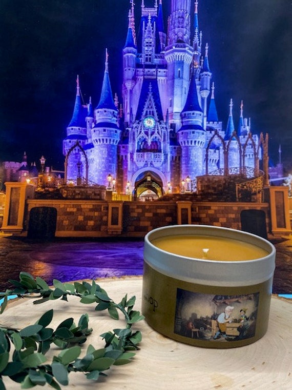 PINOCCHIO Candle Gepetto's Workshop LEATHER Scent - Etsy