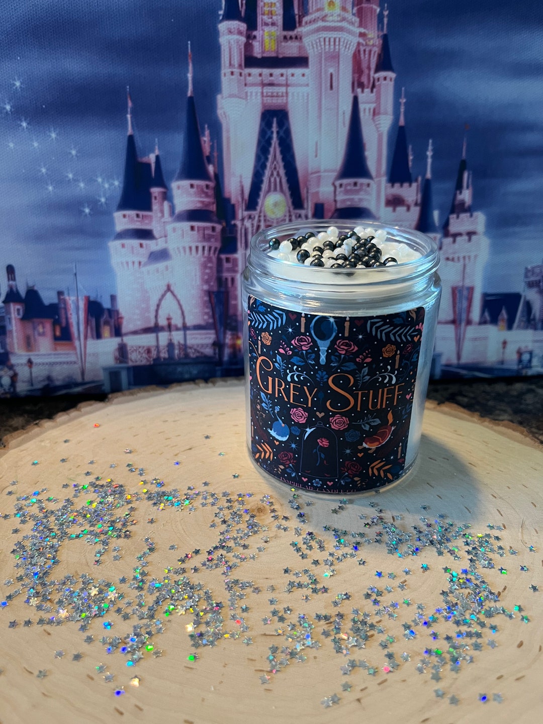 Grey Stuff Scented Candle: Beauty and the Beast Inspired Dessert Candle ...