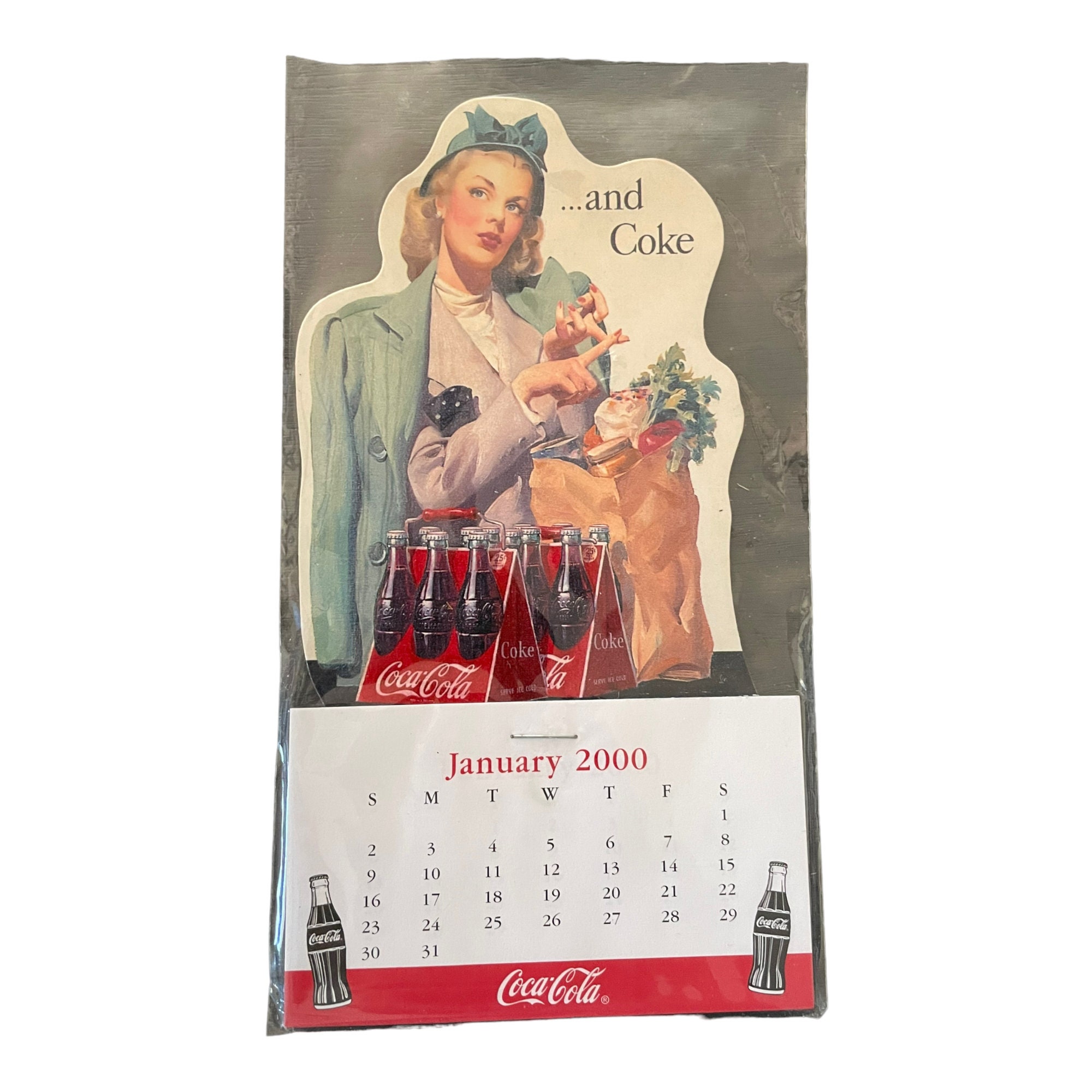 Coca Cola Pinup 1950s Magnetic Calendars for Year 2000 - Etsy Australia