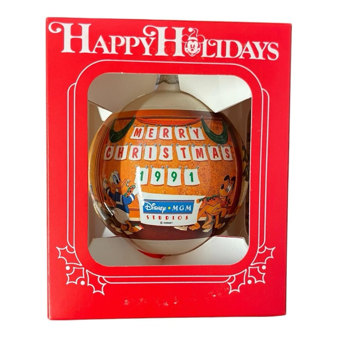 Disney MGM Studios Merry Christmas 1991 Ornament - Etsy