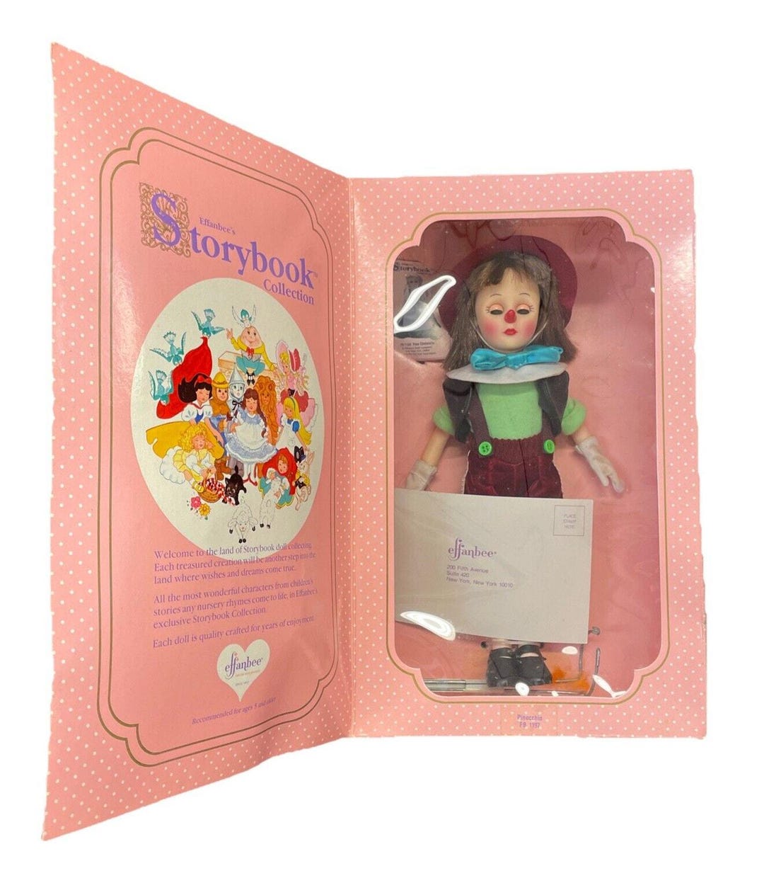 Effanbee’s Storybook Collection Pinocchio Doll Figure in Box - Etsy