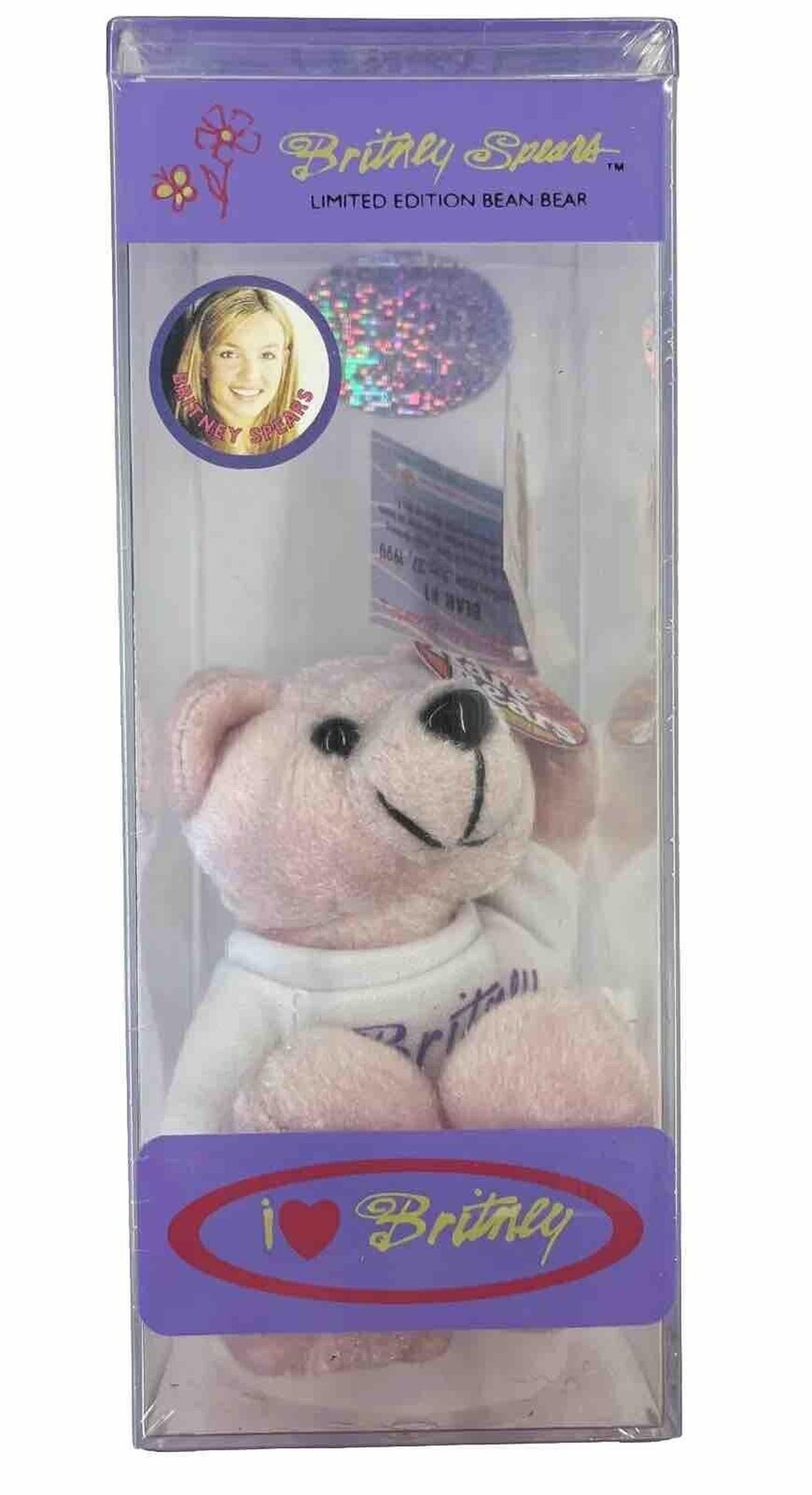 Britney Spears Limited Edition Bean Bear Pink With White T-shirt - Etsy
