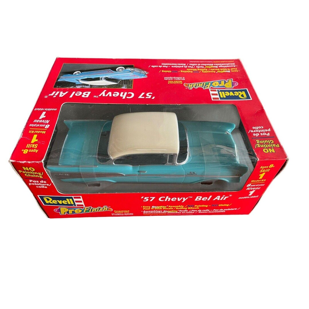 Revell Model Kit Pro Finish 57 Chevy Bel Air 1/25 - Etsy