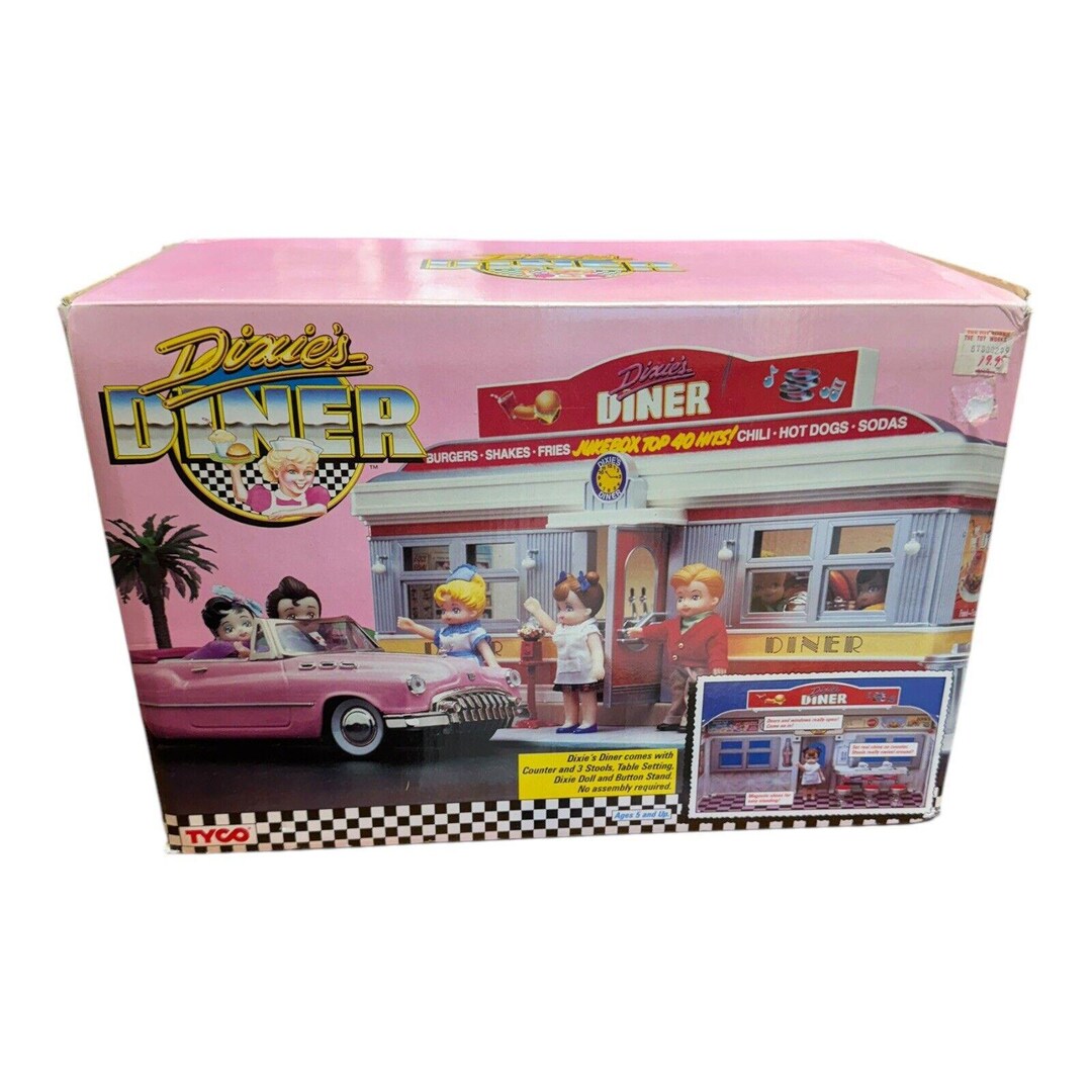 Tyco Dixies Diner Play Set Sealed NOS Vintage 1988 - Etsy