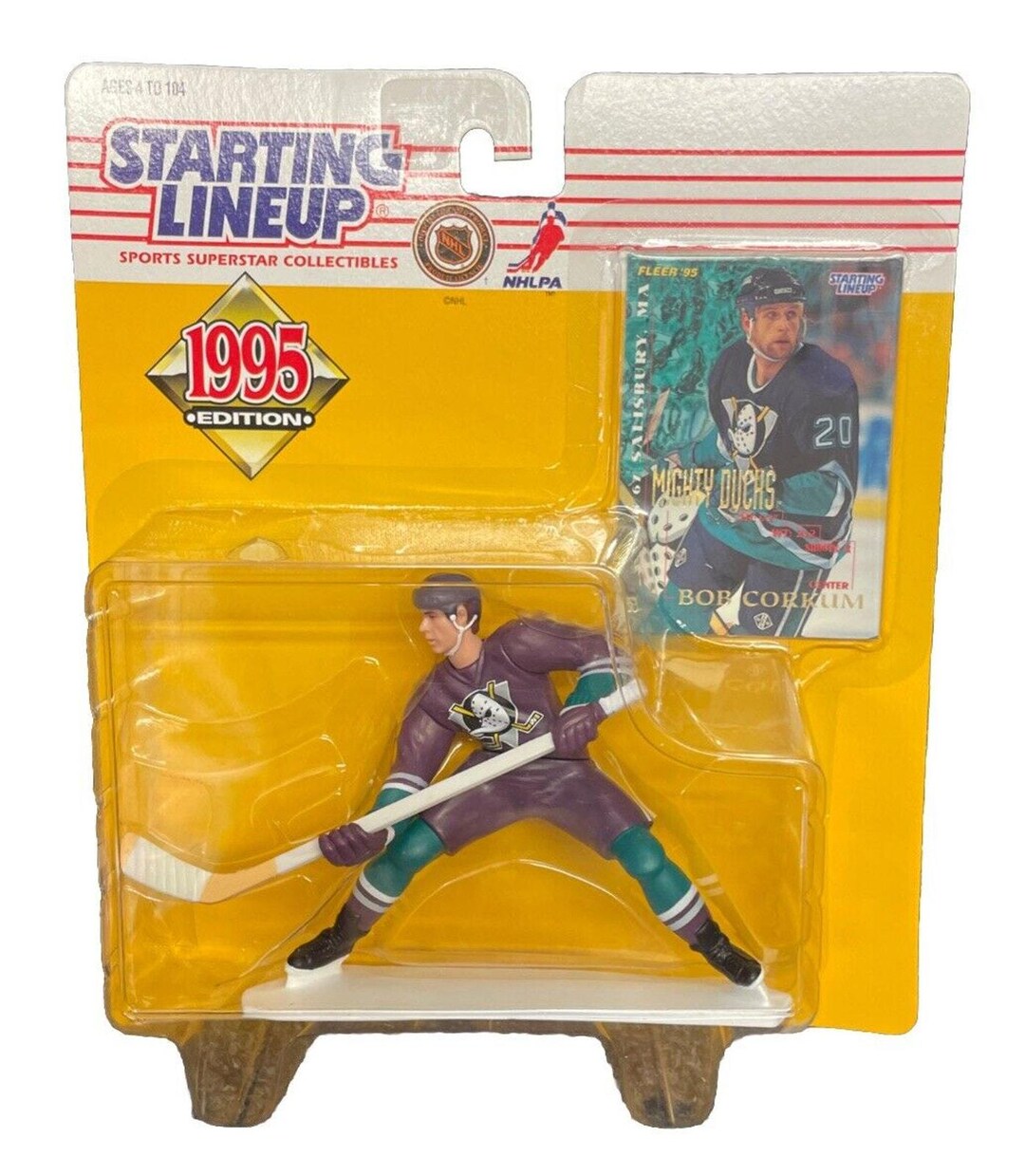 Bob Corkum #20 Anaheim Ducks Starting Lineup 1995 Edition Figure - Etsy