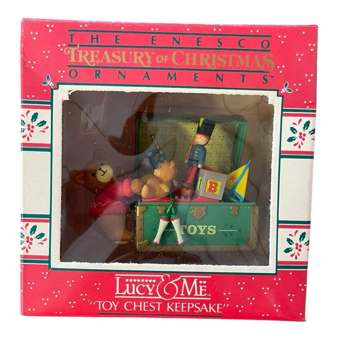 Enesco Toy Chest Keepsake Lucy & Me Ornament - Etsy