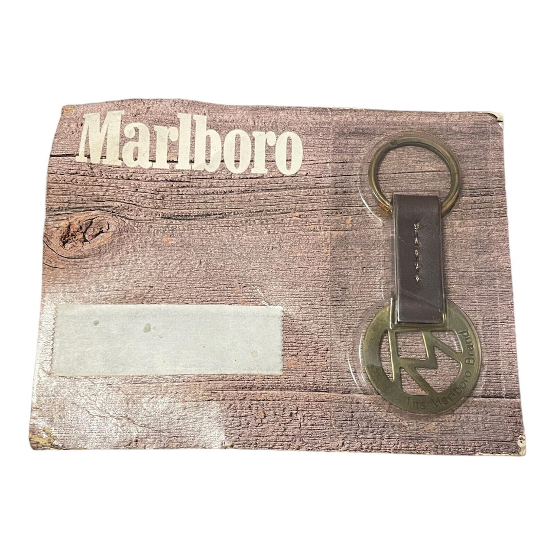 Marlboro Brand Rafter M Brass Keyring Key Chain Keychain 3.25 - Etsy