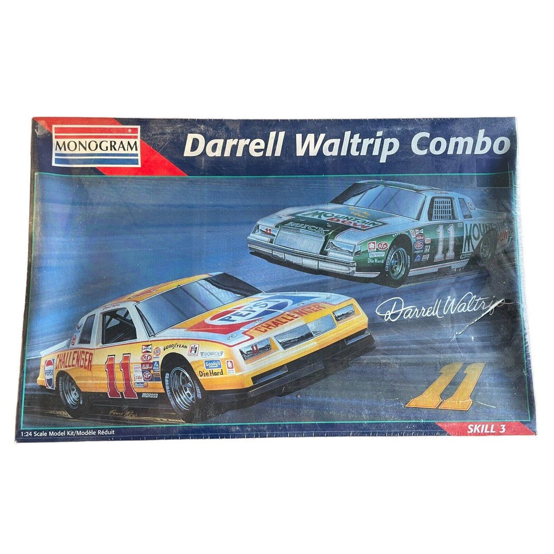 Darrell Waltrip Monogram Combo Model Kit New Factory Sealed 11 1982/83 ...