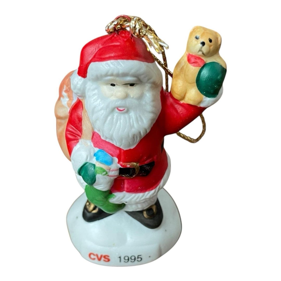 Santa Claus CVS Pharmacy 1995 Traditions Ornament - Etsy