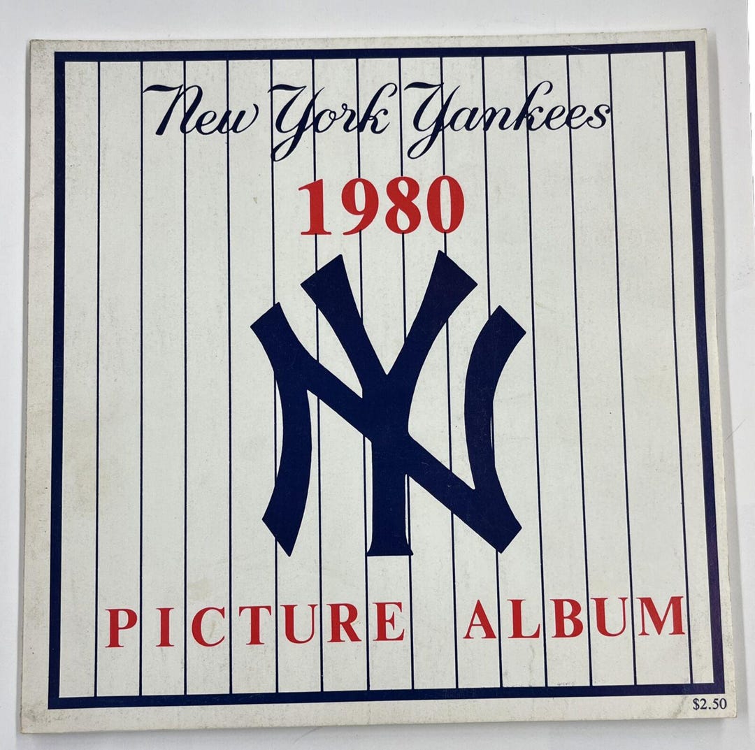 New York Yankees 1980 Picture Album Photo Book 1979 World Series ...
