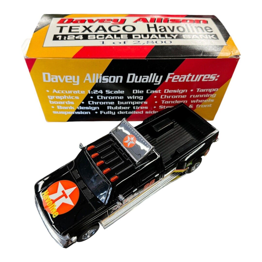 Davey Allison Texaco Havoline Action Platinum Dually Bank 1/24 - Etsy