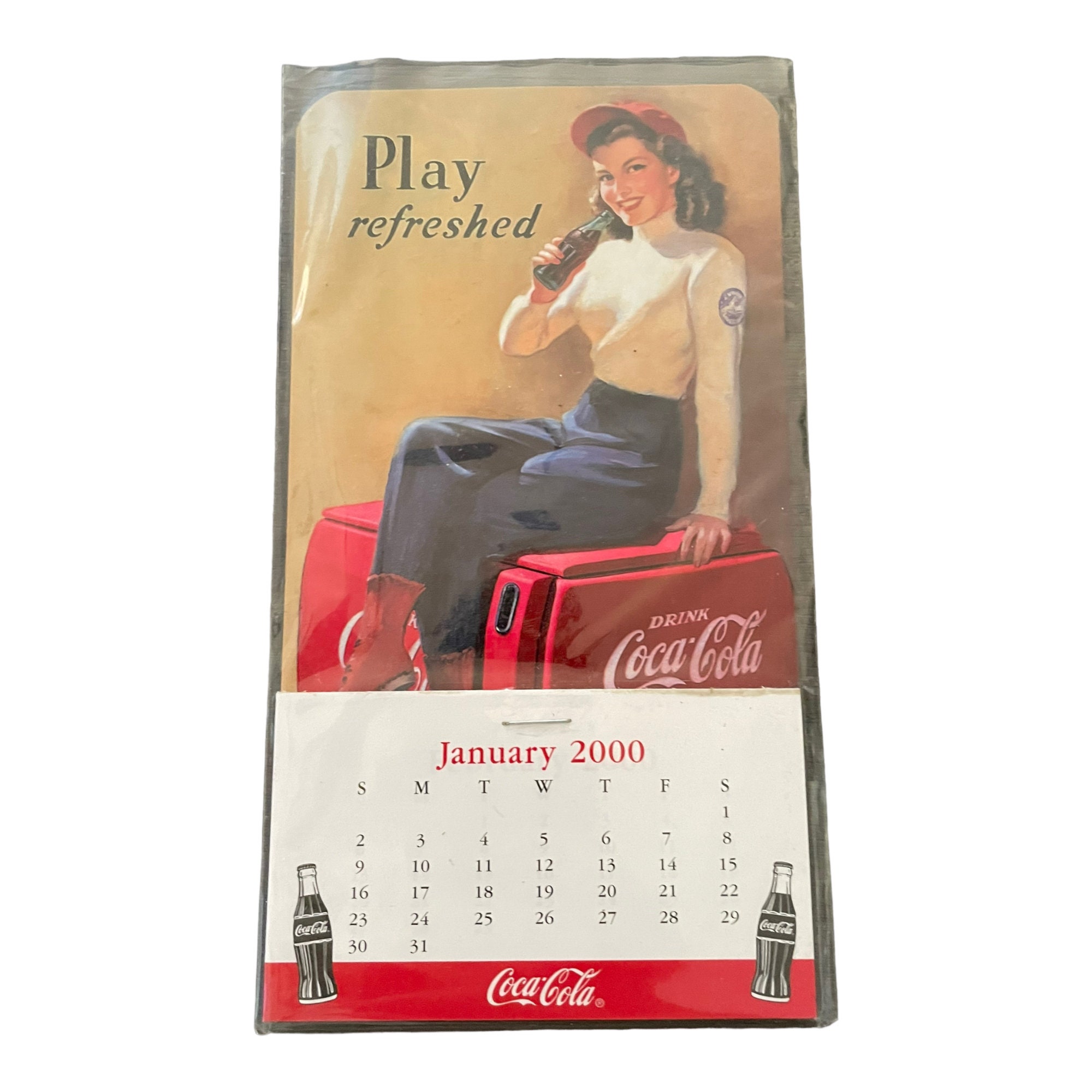 Coca Cola Pinup 1950s Magnetic Calendars for Year 2000 - Etsy Australia