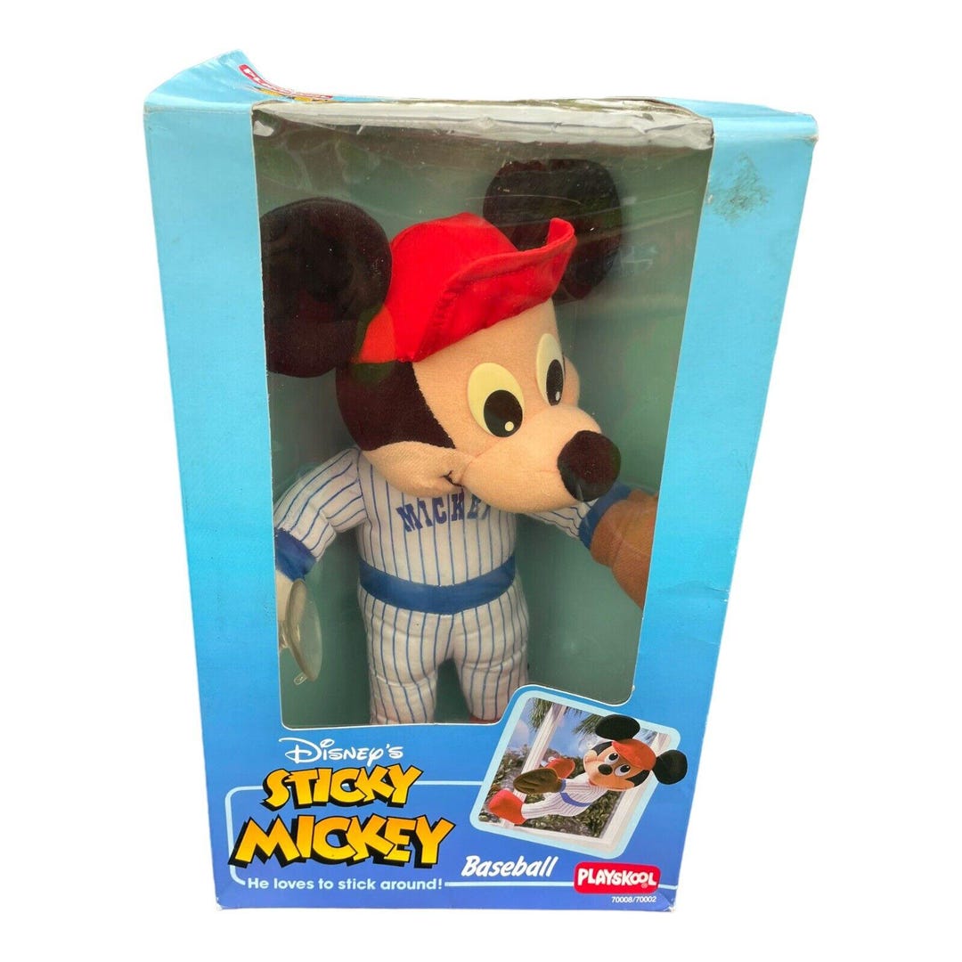 1988 Mickey Mouse Sticky Mickey Disney Toy Baseball Playskool ...